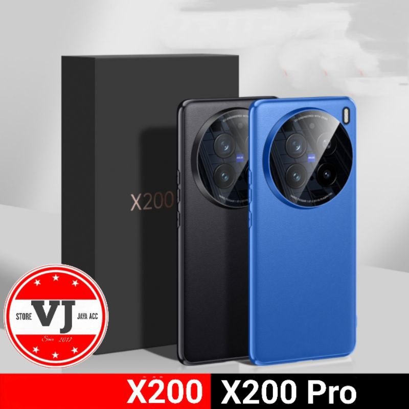 Jual Hardcase Hybrid Vivo X200 / X200 Pro / X200 Pro Mini Case Leather With Cover Camera ...