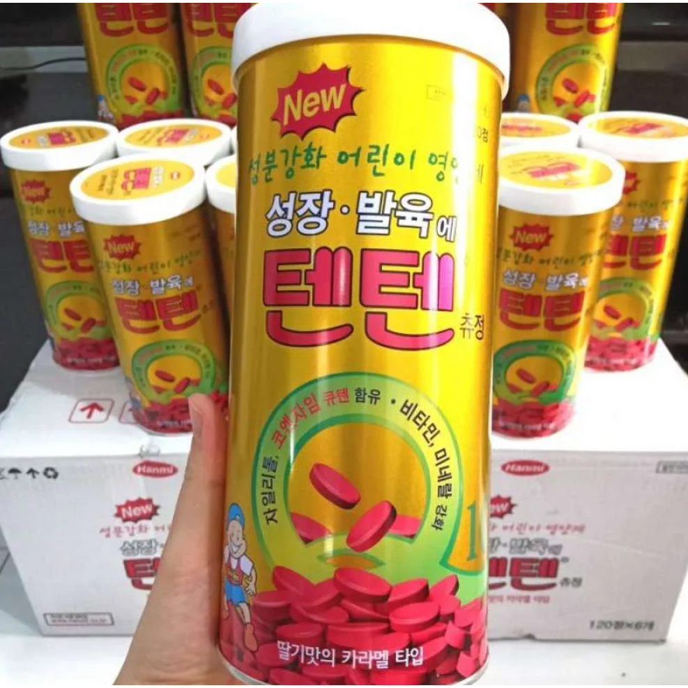 Jual Tenten Ten Ten Chewable Tablet Vitamin Korea Peninggi Badan ...