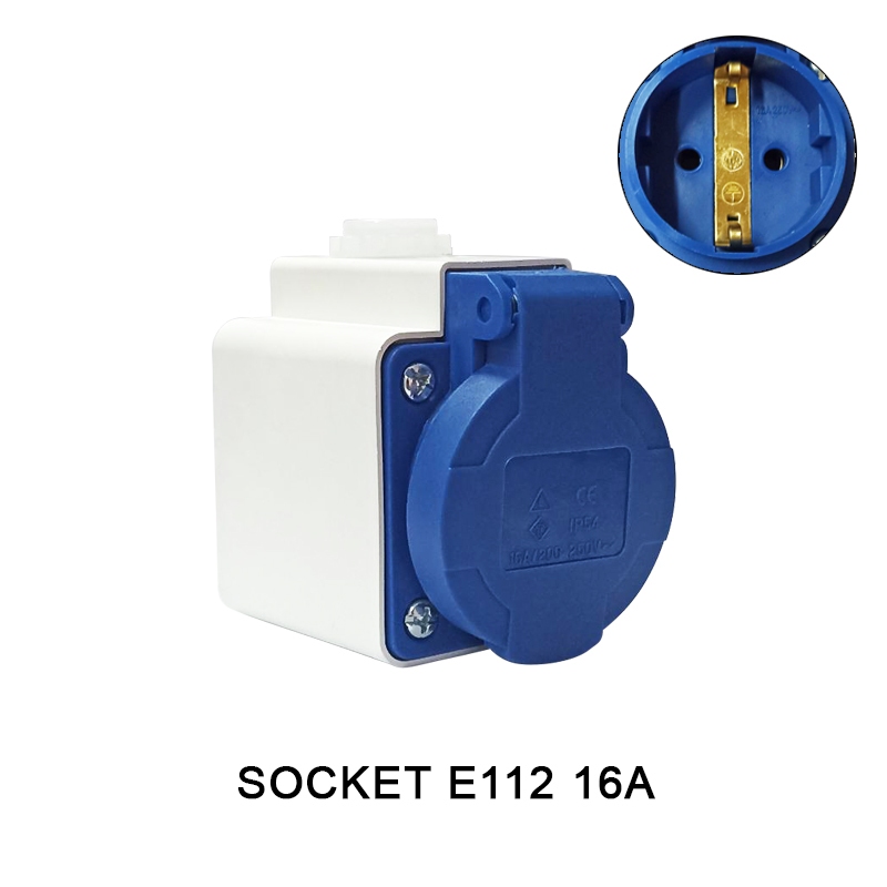 Jual EELIC MOI- Mobile Industrial Socket 16A AC 200-250V + Plugs 16A AC ...