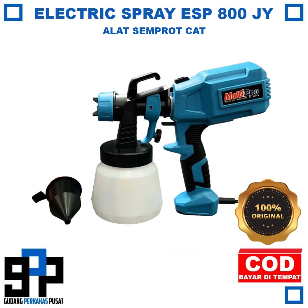 Jual MULTIPRO ALAT SEMPROT CAT ESP 800 JY / SPRAY GUN ELECTRIC ORIGINAL ...