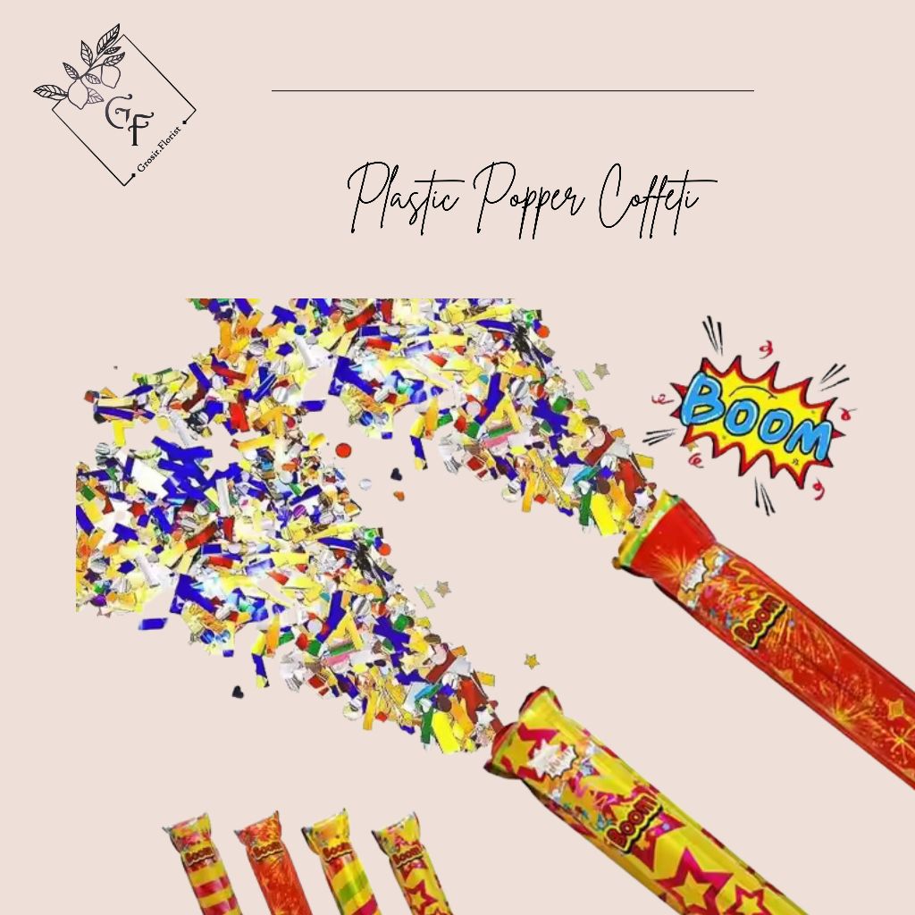Jual Terlengkap Plastic Popper Confetti / Party Popper Perlengkapan ...
