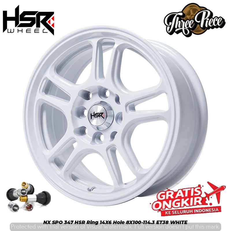 Jual Velg Mobil Ring 14 HSR NX SPO untuk Calya Picanto Brio Sigra CherryQQ Datsun LGX Datsun ...
