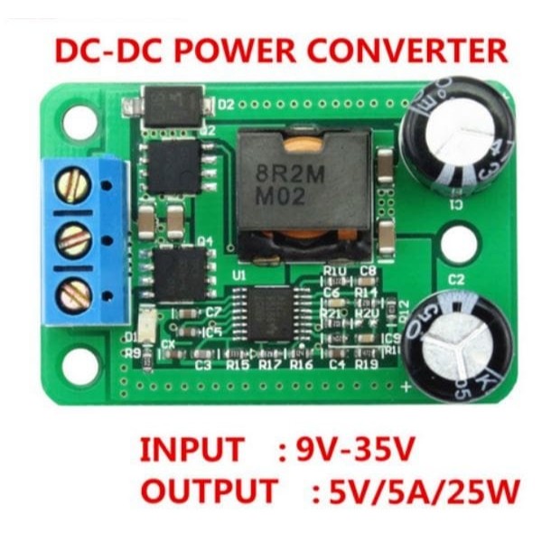 Jual DC-DC Step Down Buck Converter Power Supply Module 24V 12V 9V to ...