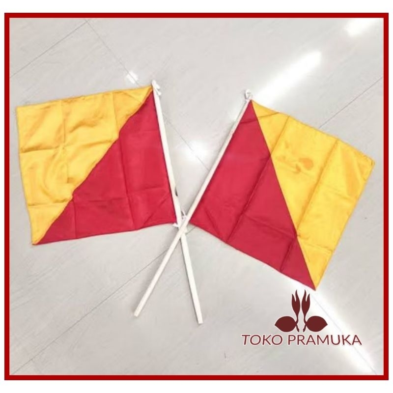 Jual Bendera Semapor Pramuka Bendera Semaphore Pramuka | Shopee Indonesia