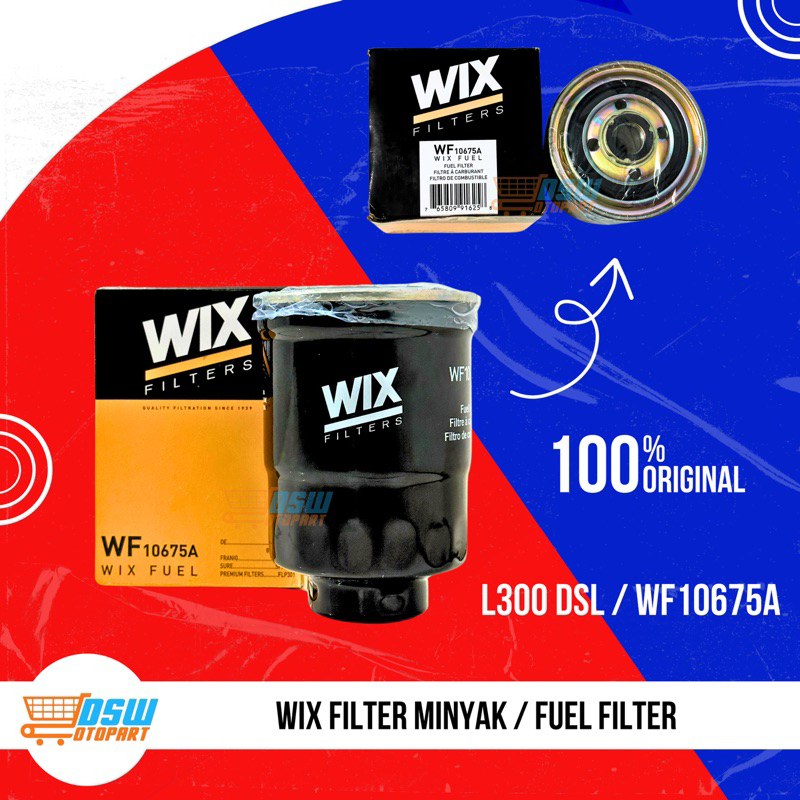 Jual WIX Filter Minyak | WIX Filter Solar | WIX Fuel Filter L300 DSL ...
