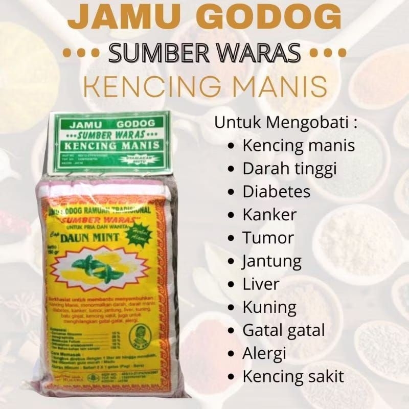Jual jamu godog tradisional kencing manis | Shopee Indonesia