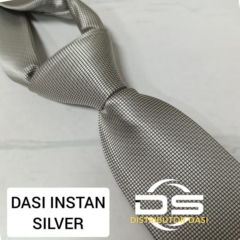 Jual Dasi Instan Siver Dasi Siap Pakai Dasi Motif Bintik Ukuran Medium ...