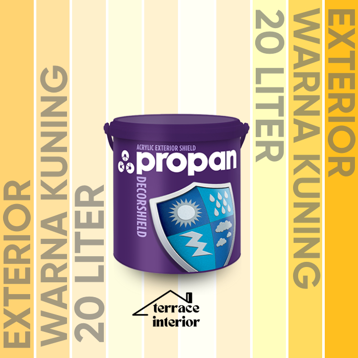 Jual Cat Tembok Exterior Propan Decorshield DW 500 warna Kuning Ukuran ...