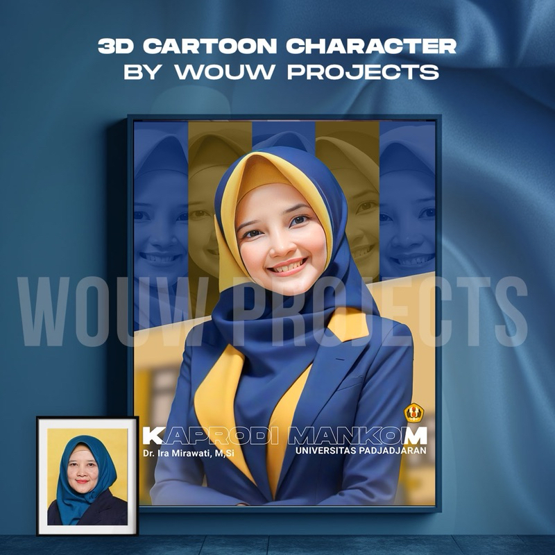 Jual [Kado Spesial dan Unik Harga Terjangkau] Buat 3D Karakter Kartun ...