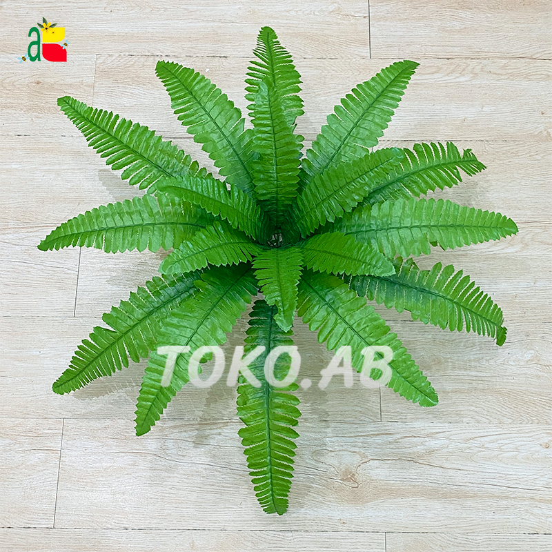 Jual TANAMAN ARTIFICIAL DAUN PAKIS BOSTON BUNGA PLASTIK B8347 DEKORASI ...