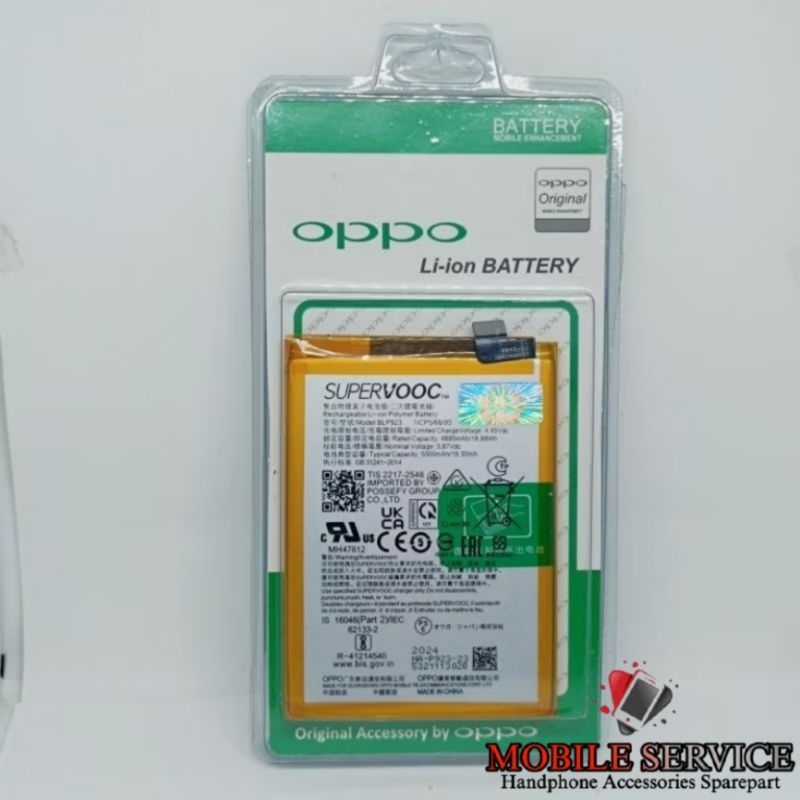 Jual BATERAI BATRE BATRAI BATTERY OPPO A57 2022 CPH2387 BLP923 ORIGINAL ...