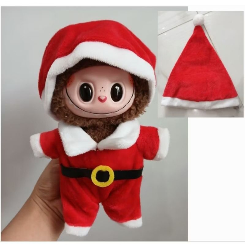 Jual PO 14 HARI BAJU NATAL//AKSESORIES BAJU FOR LABUBU/SANTA CLAUS ...