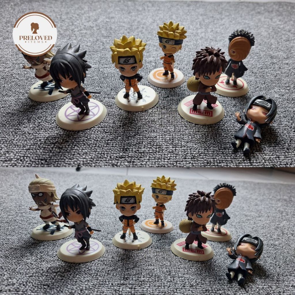 Jual Mainan Action Figure Asli Jepang Naruto Shippuden 1 Set (6 ...