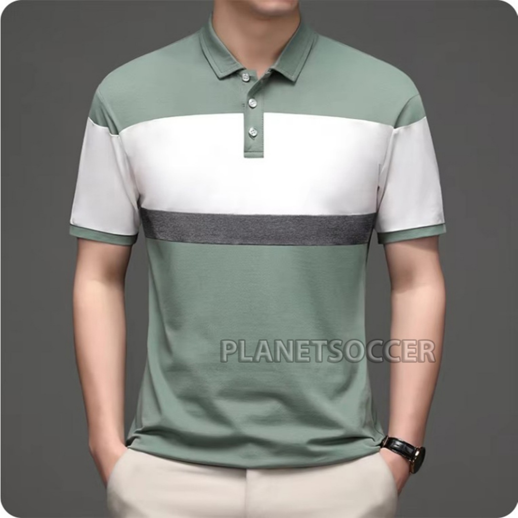 Jual Kaos EVOLT Kombinasi Hitam Polos Terbaru Kaos Polo Pria Kerah ...