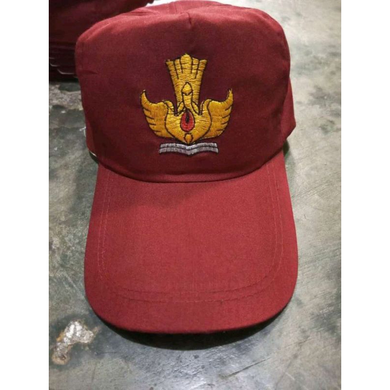 Jual Topi Sekolah SD Logo Bordir Topi Sekolah Seragam Sekolah Anak ...