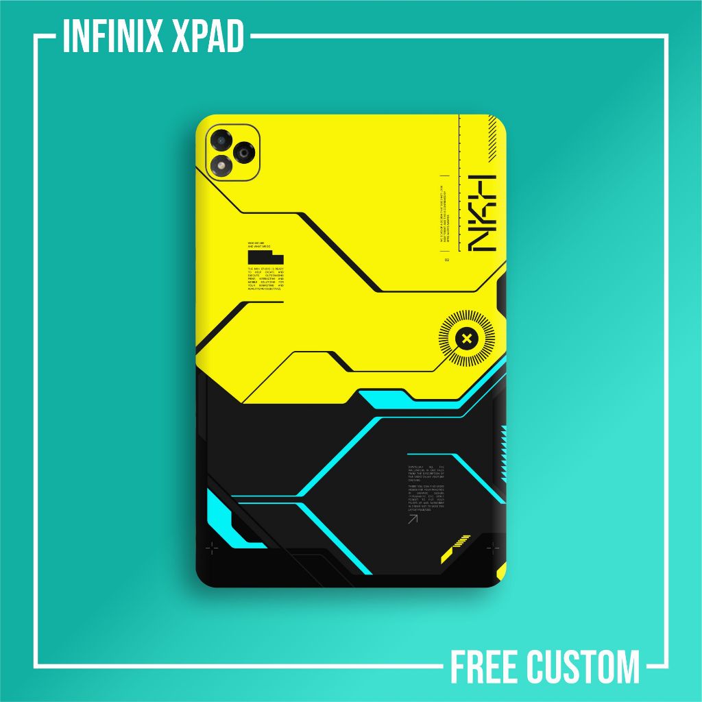 Jual INFINIX XPAD SKIN GARSKIN CASE PROTECTOR FREE CUSTOM GAMBAR BEBAS ...