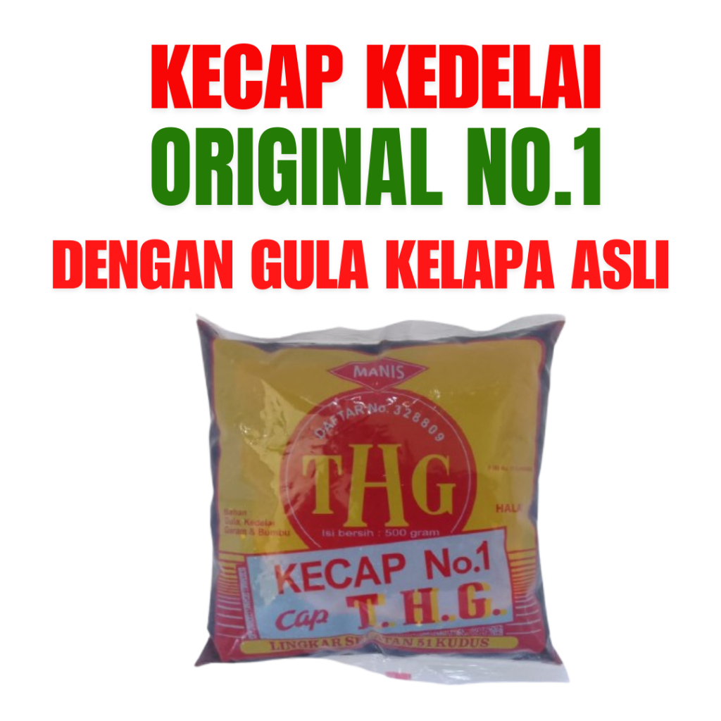 Jual Kecap No.1 Cap THG Netto 500 gram | Shopee Indonesia