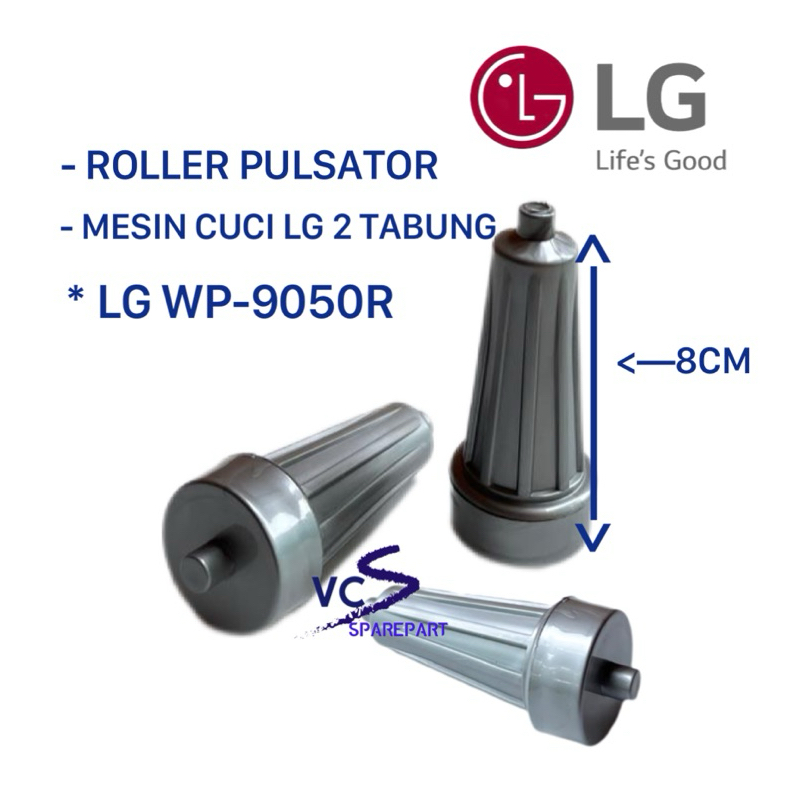 Jual ROLLER PULSATOR MESIN CUCI LG 2 TABUNG SERI WP-9050R | Shopee ...