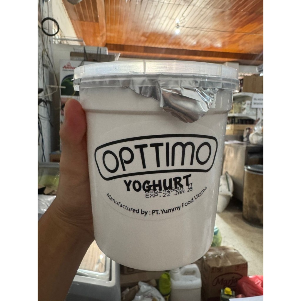 Jual Yogurt Optimo / Yogurt Plain Optimo / Plain Yogurt Optimo - 1 Kg ...