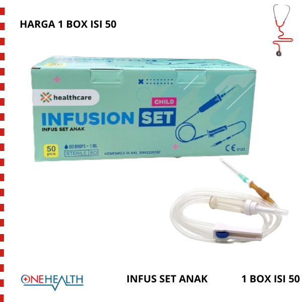 Jual infus Set Oenehealth Selang Infus Set Lengkap Anak Child Infuset ...