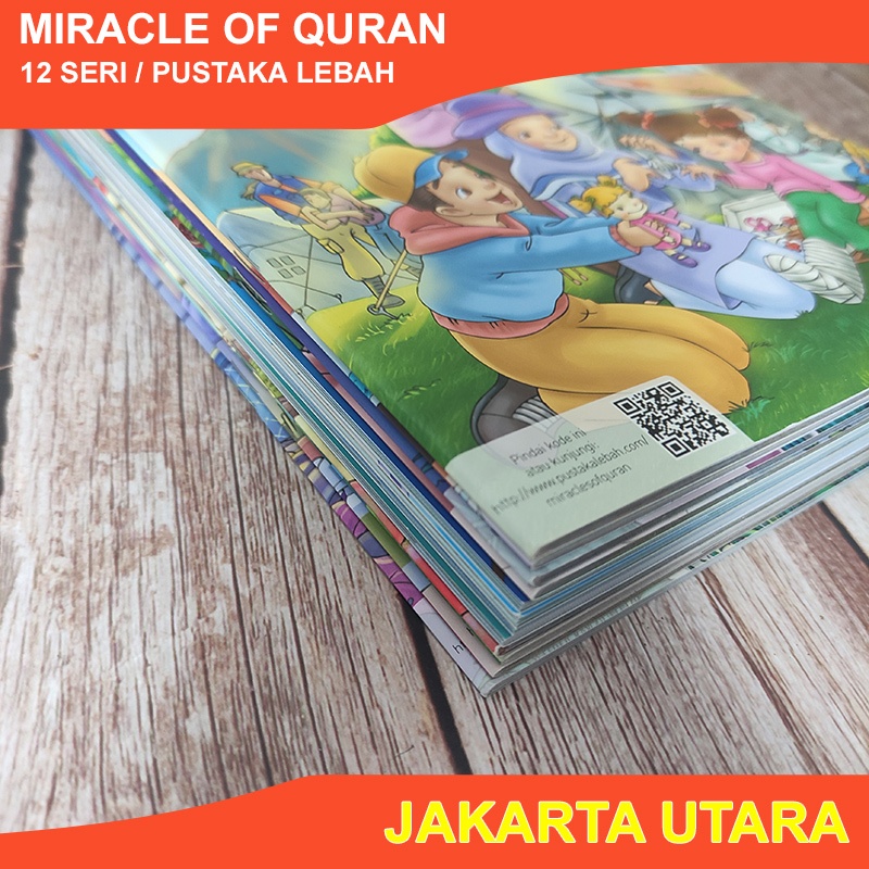 Jual PUSTAKA LEBAH Miracle Of Qur'an Soft Cover 12 Buku / Keajaiban Qur ...