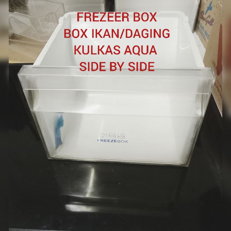 Jual FREZEER BOX.BOX IKAN/DAGING KULKAS AQUA INVERTER SIDE BY SIDE ...