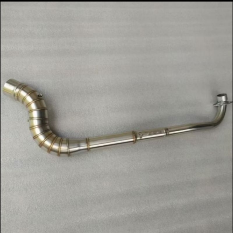 Jual Big elbow pipe open spec full stainless for xrm 125/110/100 wave ...