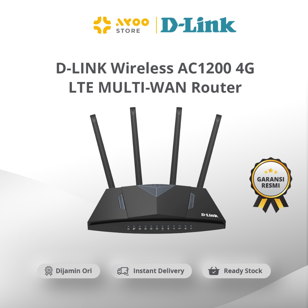 Jual D-LINK Wireless AC1200 4G LTE MULTI-WAN Router [DWR-M960] [NO ...