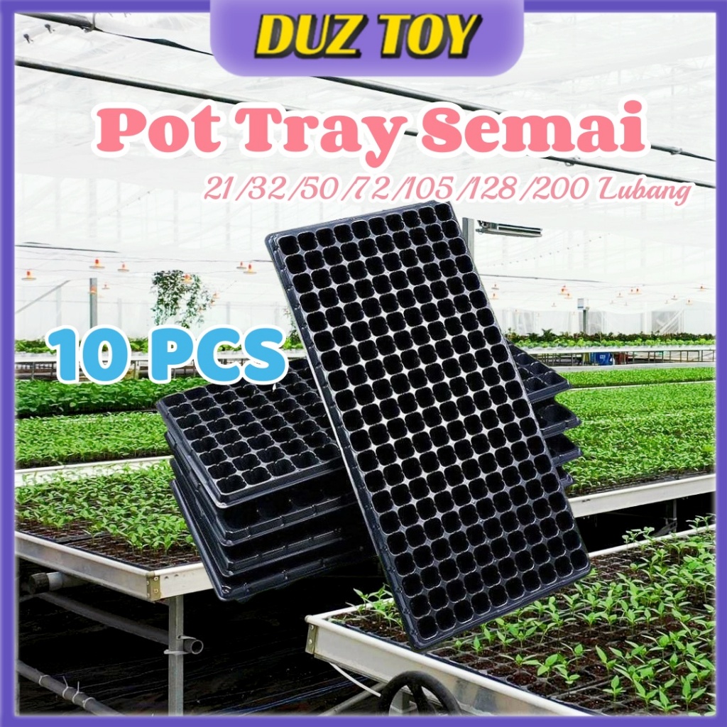 Jual 10 PCS Pot Bibit / Pot Tray Semai Bibit Benih -21/ 32/ 50/ 72/ 105 ...