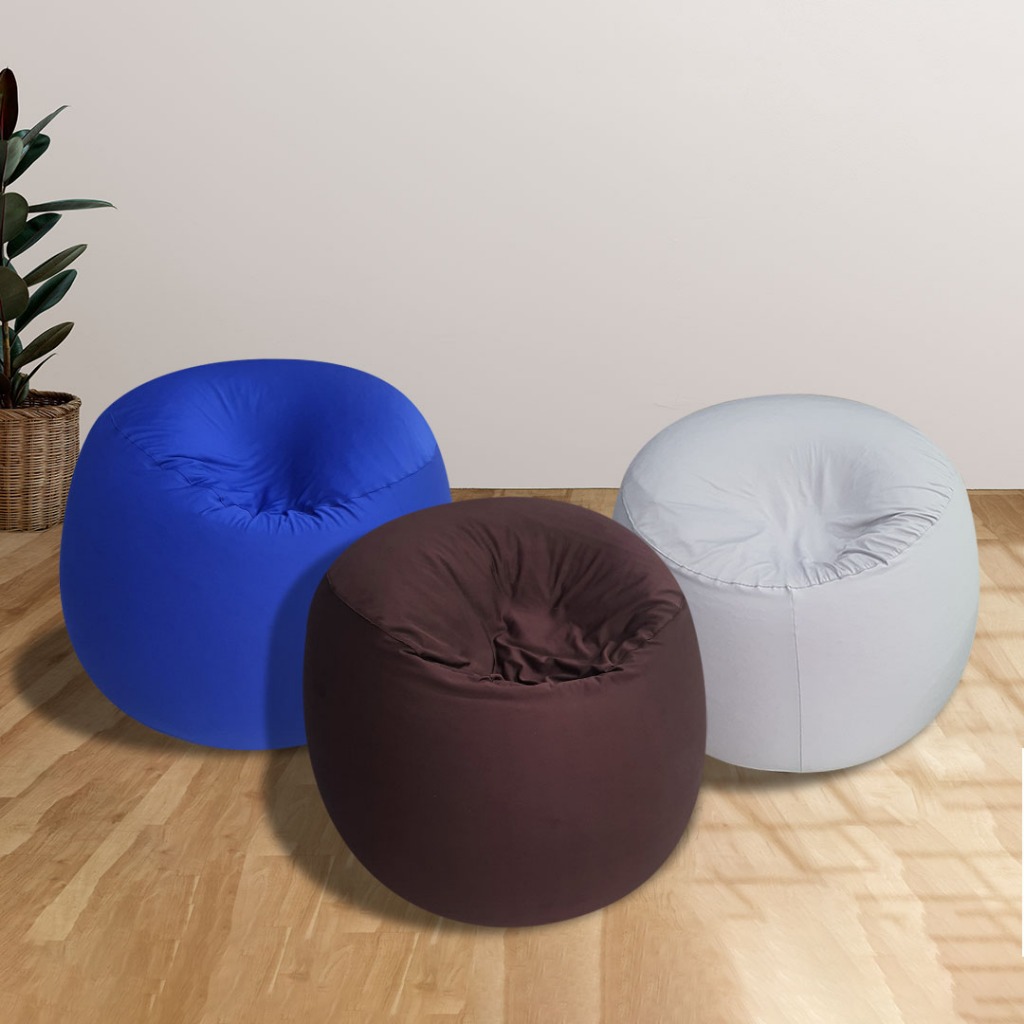 Jual BeanBag Squishy Gummy Bean Bag bulat sofa jumbo aesthetic Polyster ...