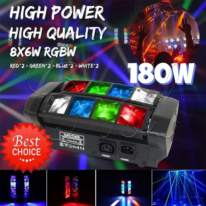 Jual spider light Mini Spider Moving Head Cree LED RGBW Beam Stage ...