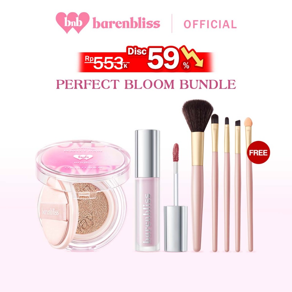 Jual BNB Barenbliss Perfect Bloom Bundle (Perfect Zoom Cover Cushion + Lily Makes Luminous Glow ...