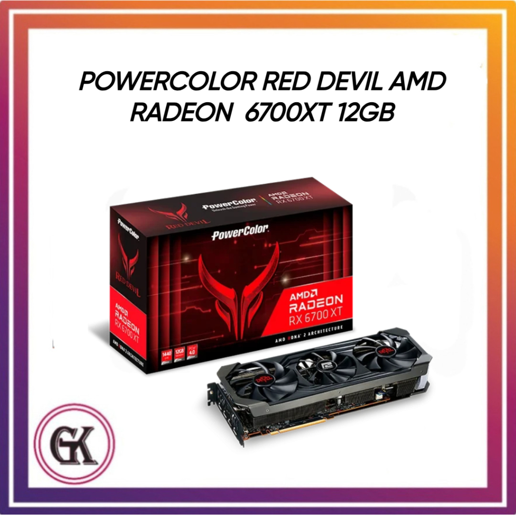 Jual VGA POWERCOLOR RED DEVIL AMD RADEON RX 6700XT 12GB GDDR6 | Shopee ...