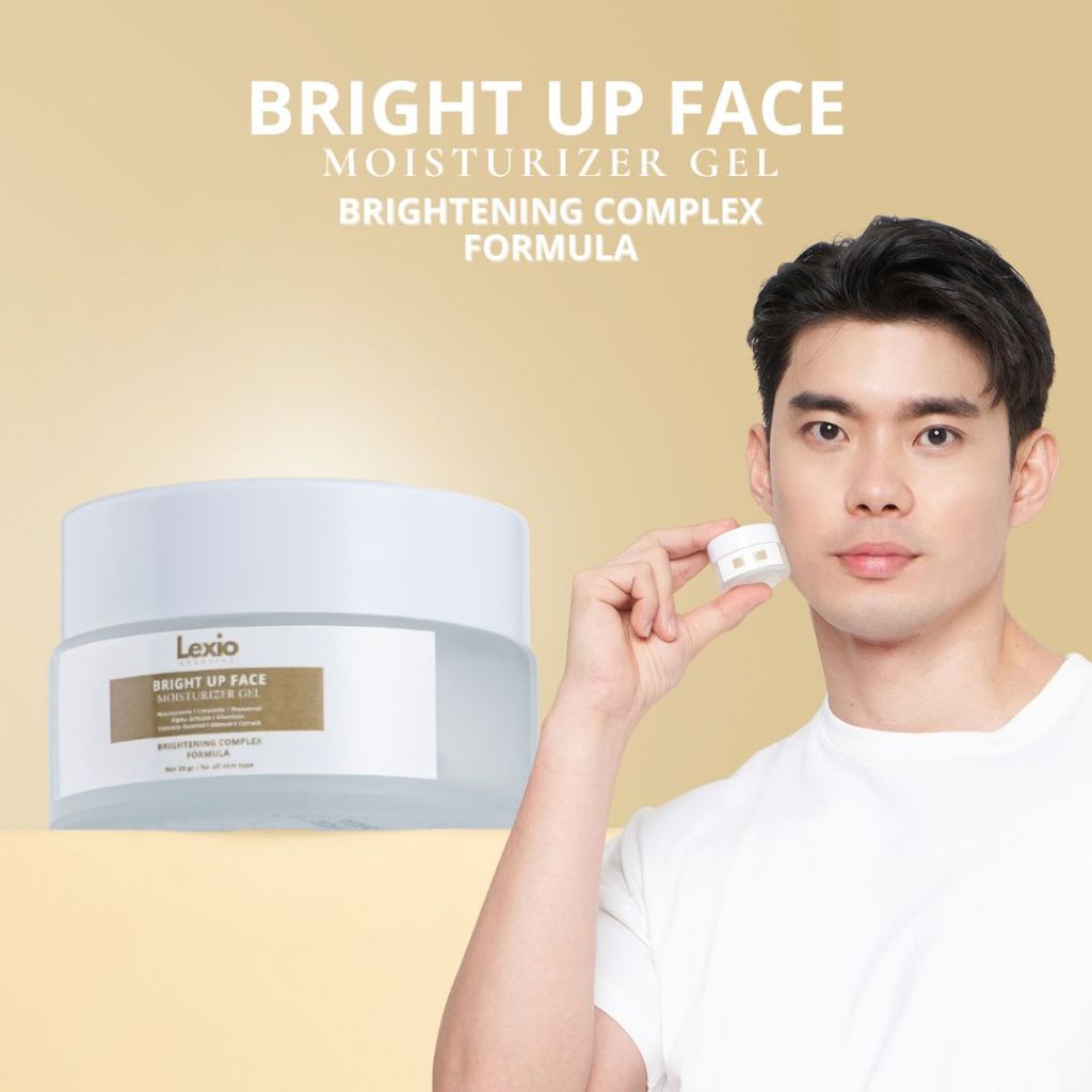 Jual Moisturizer Gel Pelebab dan Mencerahkan Wajah Pria Skincare ...