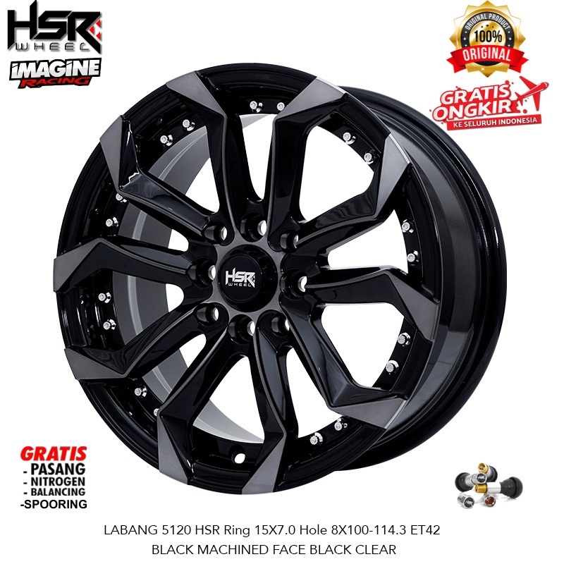 Jual VELG MOBIL RACING HSR LABANG R15 BRIO JAZZ AGYA CALYA MOBILIO AVANZA XENIA CONFERO LIVINA ...