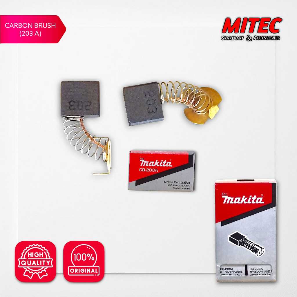 Jual MESIN POTONG Carbon Brush 203/CB 203 Makita Abu - Abu Sepul Arang Maktec Makita | Shopee ...