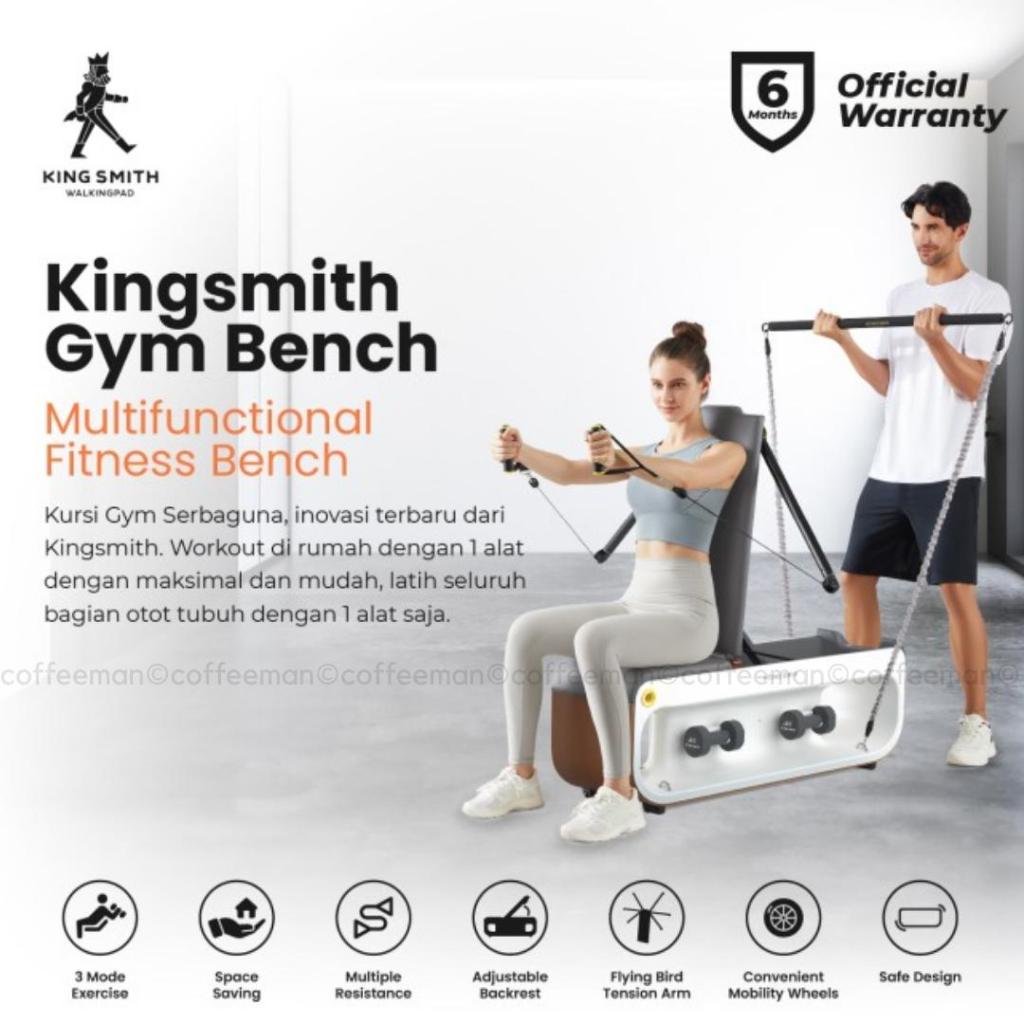 Jual KINGSMITH GYM BENCH KURSI FITNESS MULTIFUNGSI ALL IN ONE - PO GYM ...