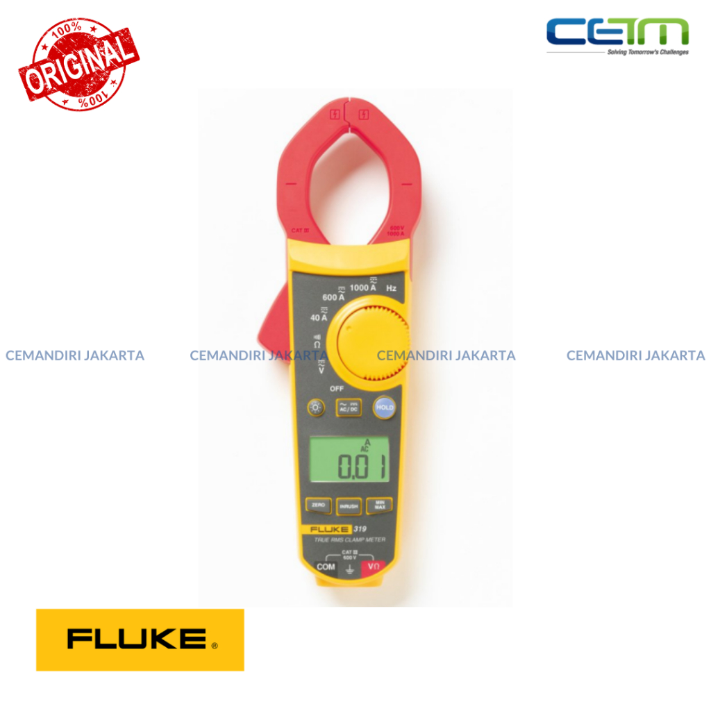 Jual Fluke 319 True-RMS AC/DC Clamp Meter | Shopee Indonesia