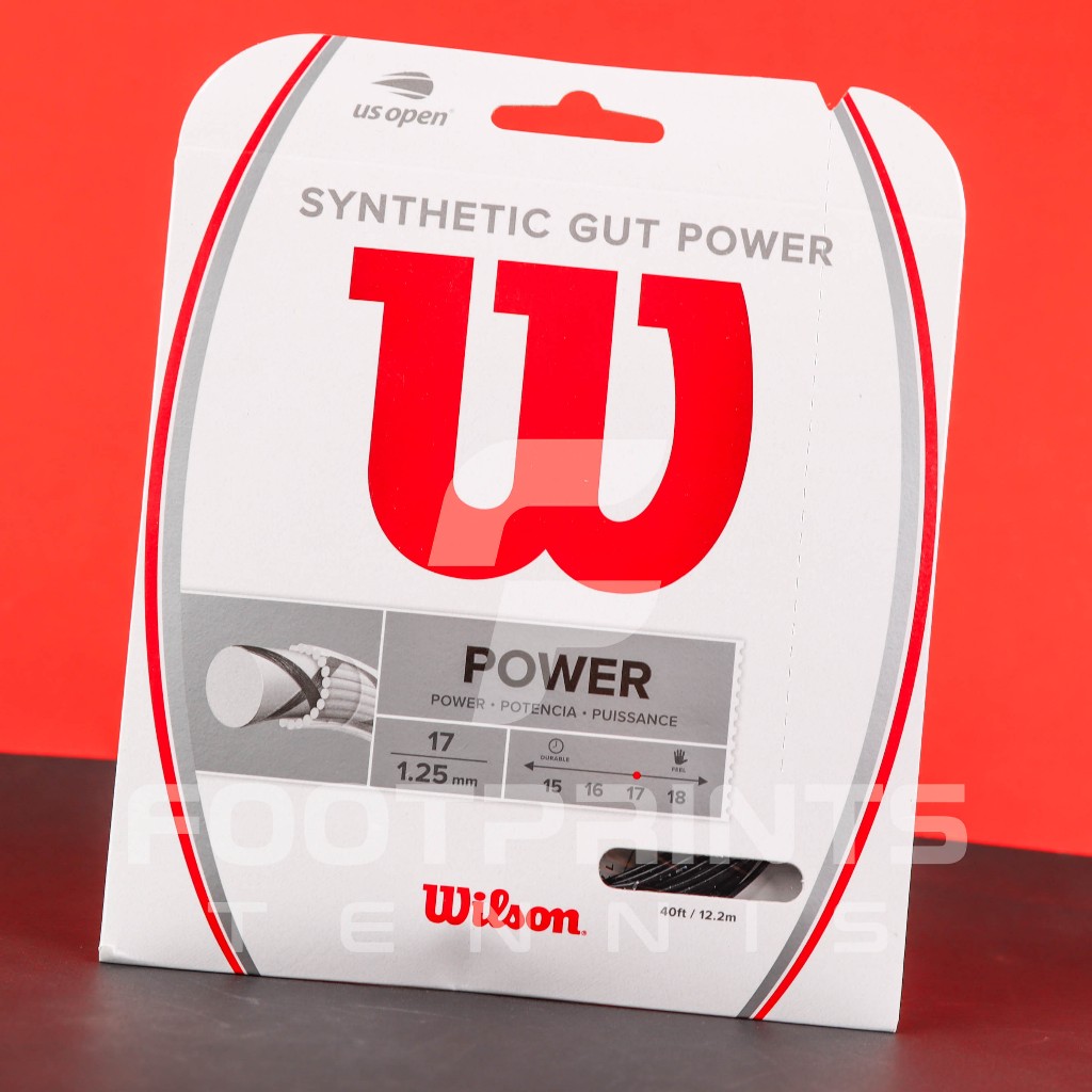 Jual Wilson Synthetic Gut Power Senar Raket Tenis Tennis Strings ...