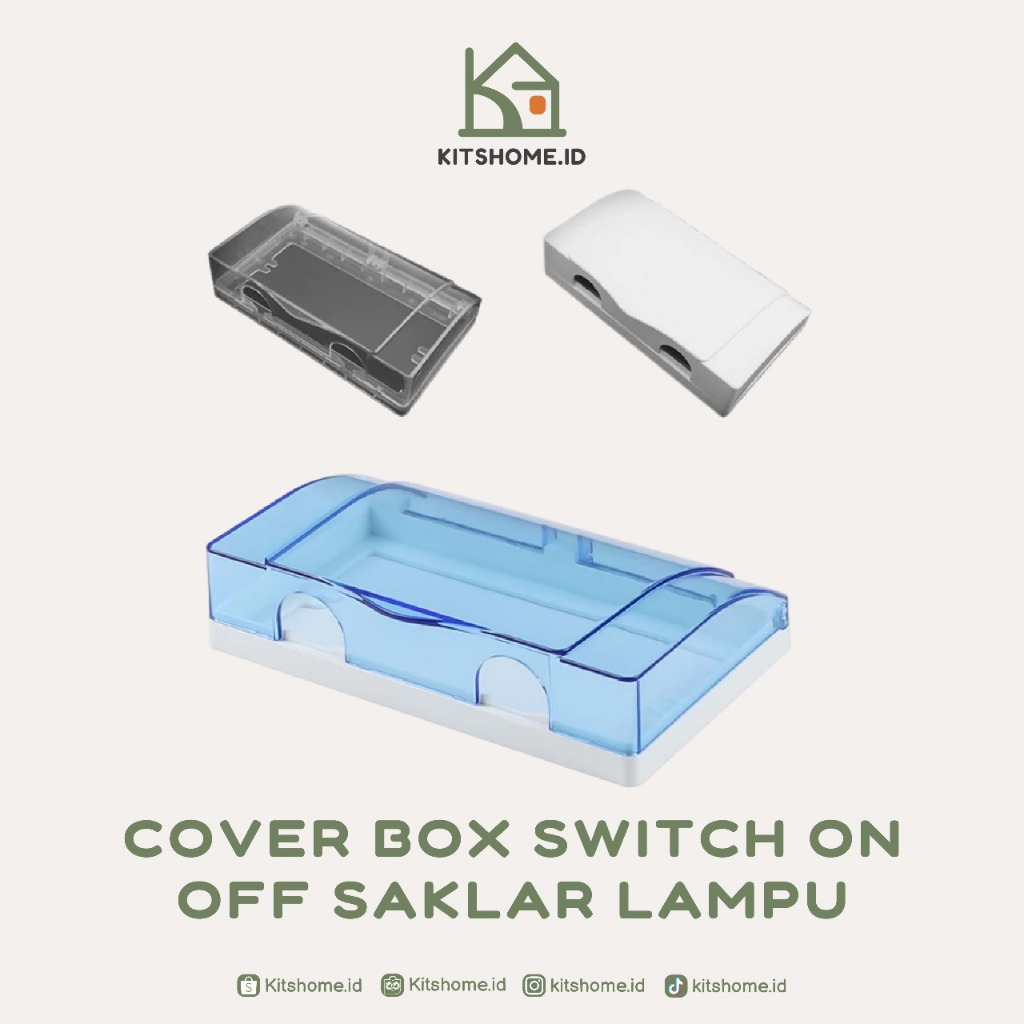 Jual cover box kotak tutup pengaman double tempel dinding tembok switch ...