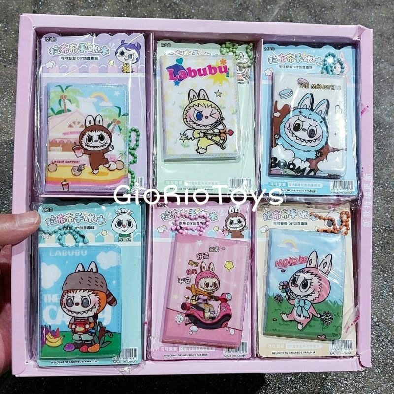 Jual Notebook Mini Labubu Buku Tulis Memo Gantungan Kunci Karakter ...