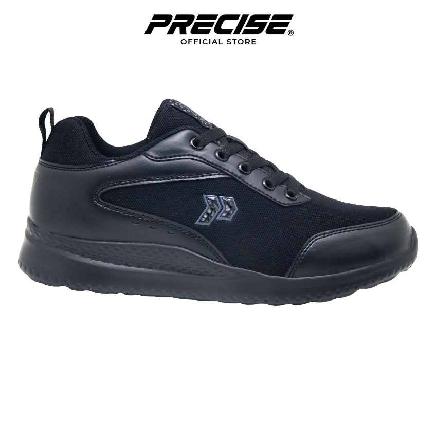 Jual Precise Eizen LC W Sepatu Sneakers Pria - All Black | Shopee Indonesia