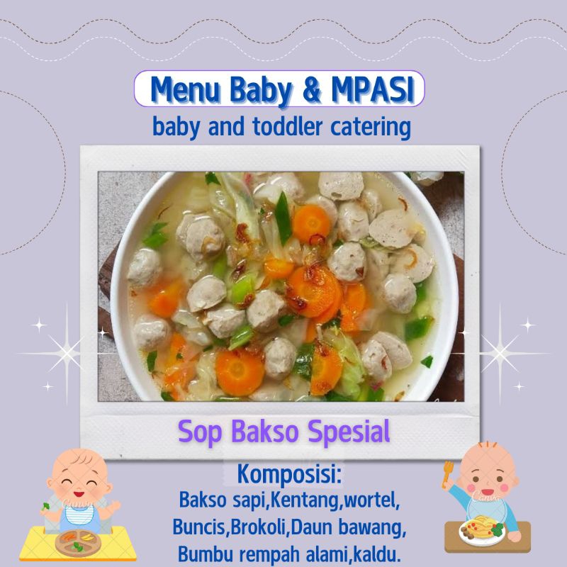 Jual Sop Bakso Spesial (BabyFood & MPASI Frozen) | Shopee Indonesia