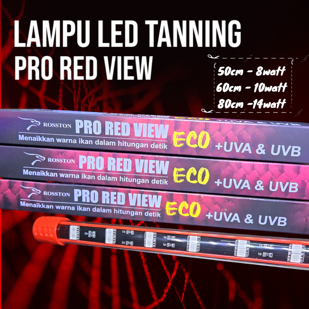 Jual LAMPU PROGRES WARNA IKAN PRO RED VIEW TANNING LAMPU LED CELUP ...
