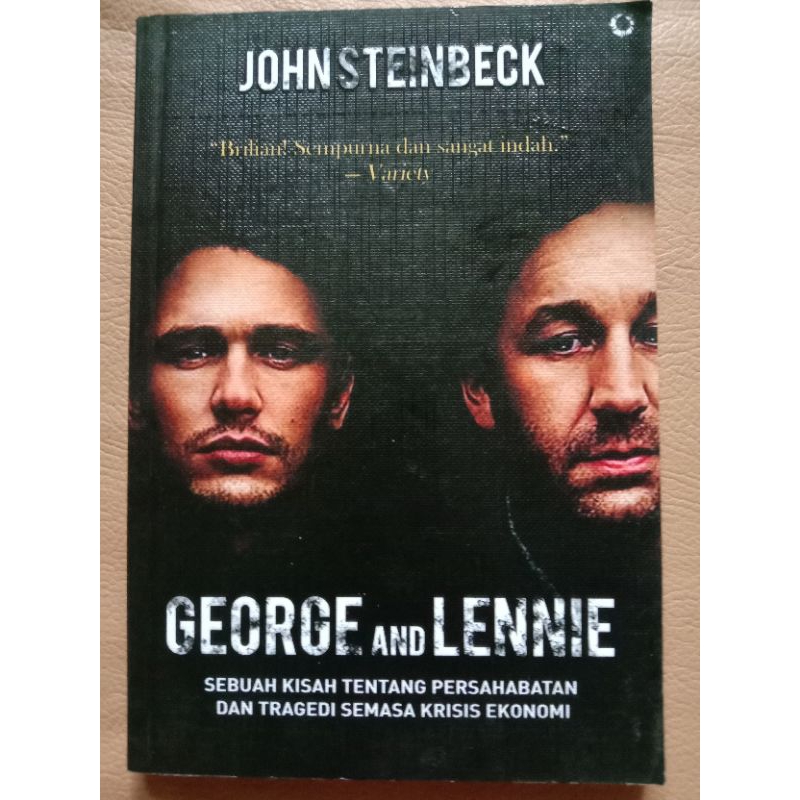 Jual Novel Terjemahan JOHNSTEINBECK GEORGE AND LENNIE SEBUAH KISAH ...