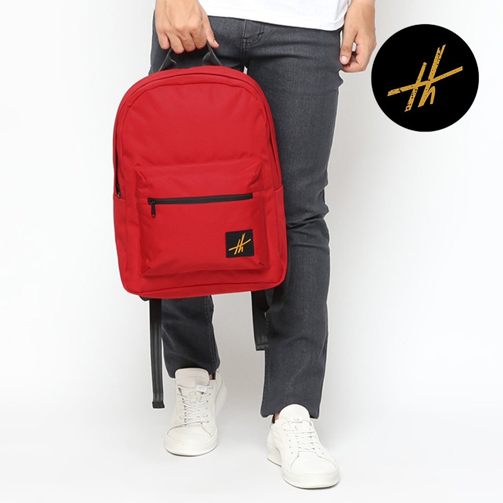 Jual THEODOR Backpack STARK Red - Tas Ransel - Water Repellent - Pria ...