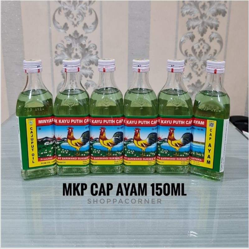 Jual MKP CAP AYAM MINYAK KAYU PUTIH CAP AYAM ASLI MEDAN BOTOL PETAK ...