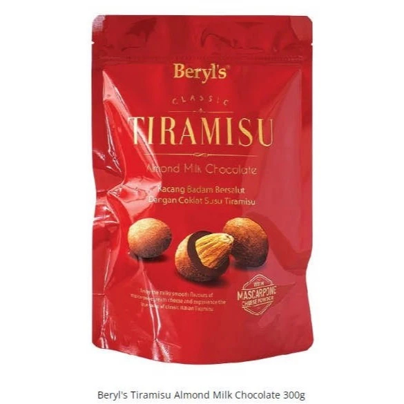 Jual Beryl's Classic Tiramisu Almond Pouch Berlys Tiramisu Chocolate ...