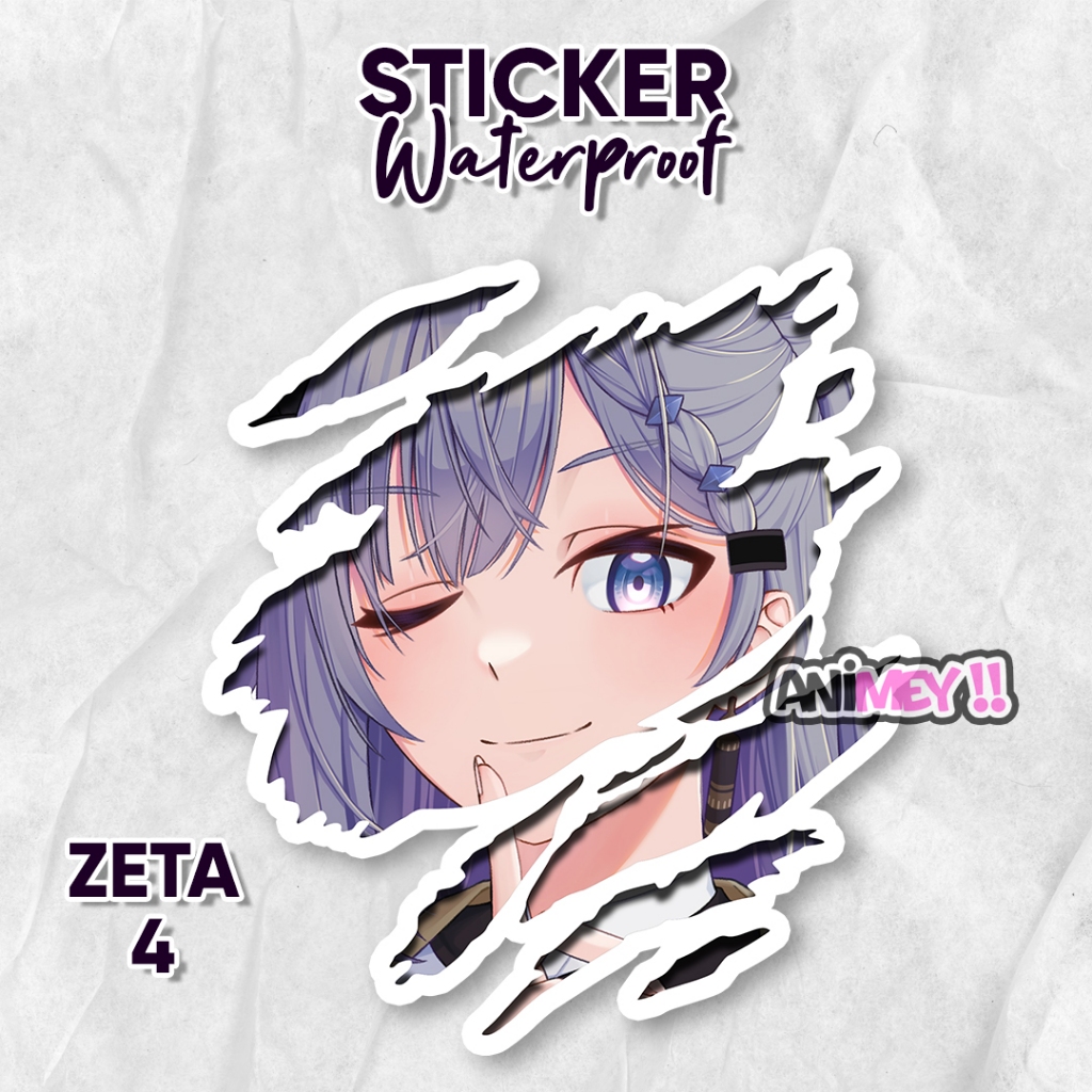 Jual Stiker Scratch Vestia Zeta / Sticker Anime Waterproof | Shopee ...