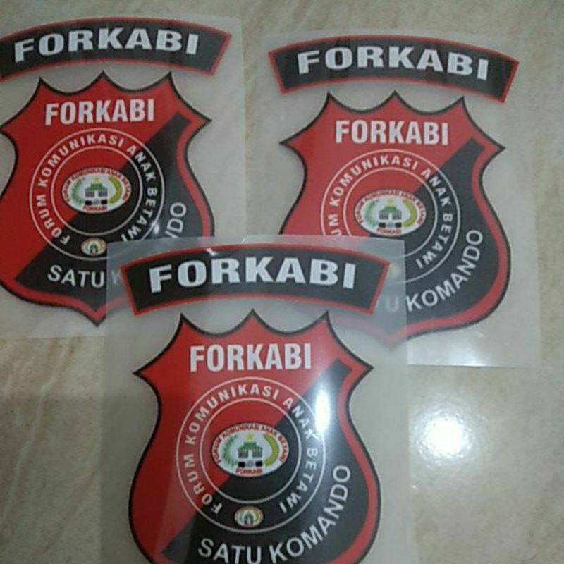 Jual stiker sablon kaos forkabi komando isi 3 pcs | Shopee Indonesia